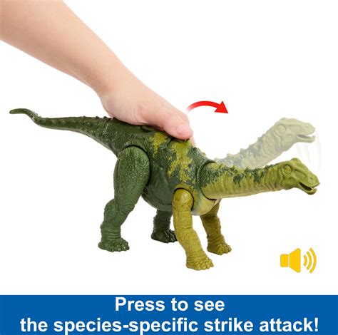 Jurassic World Wild Roar Nigersaurus Dinosaur Toy With Roaring Sound