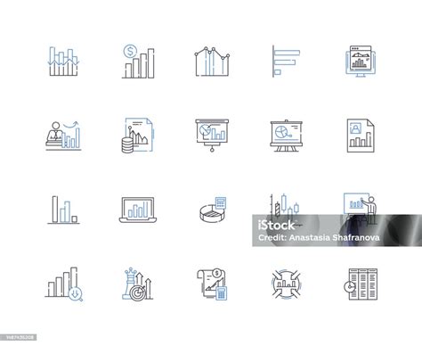 Graphs Charts Line Icons Collection Bar Line Pie Scatter Area Graph