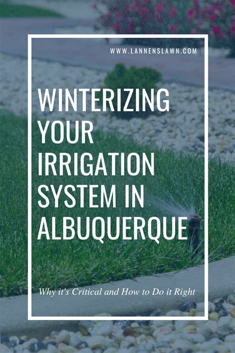 Winterize Your Sprinkler System Lannens Lawn And Sprinkler