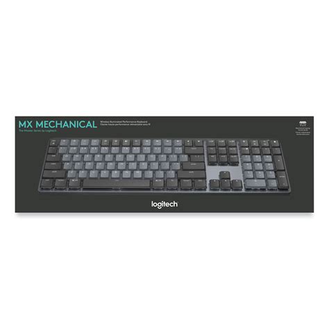 Logitech MX Mechanical Wireless Illuminated Performance Keyboard Graphite Pike Systems Inc