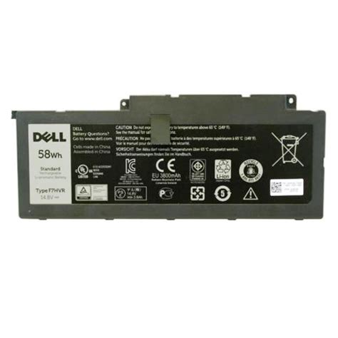 New Genuine Dell Inspiron 17 7737 P24e 58wh Battery F7hvr 0f7hvr