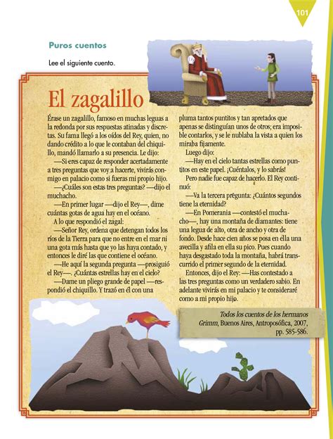 Español Sexto Grado 2017 2018 Página 101 De 186 Libros De Texto Online