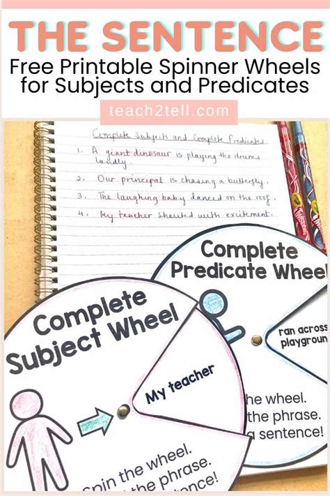How To Identify The Complete Subject And Predicate In Sentences Classroom Freebies