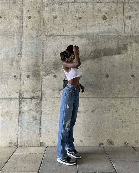 Ktiuts Streetwear Girl Mom Jeans Black Femininity Ktiuts Streetwear Girl Mom Jeans Black Femininity
