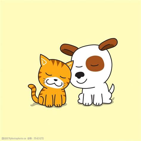 卡通猫狗图片免费下载 卡通猫狗素材 卡通猫狗模板 图行天下素材网