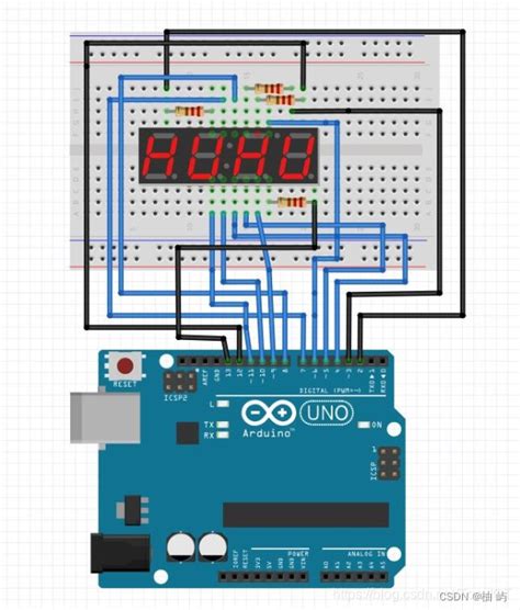 Arduino基础项目（十）数字时钟arduino中timeoneh Csdn博客