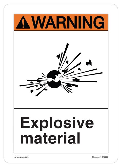 High Quality Ansi Warning Safety Sign