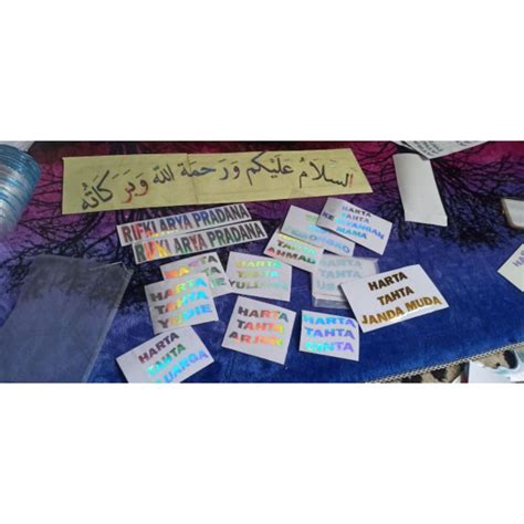 Jual Stiker Hologram Shopee Indonesia