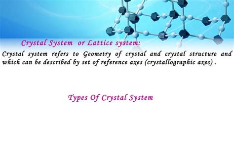 Crystallography Ppt Chemistry Science