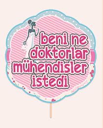 Beni Ne Doktorlar İstedi Konuşma Balonu Parti Malzemeleri Parti Süsleri Doğum Günü