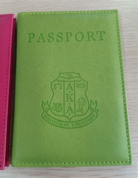 Alpha Kappa Alpha Green Passport Cover L And O Greek Specialties