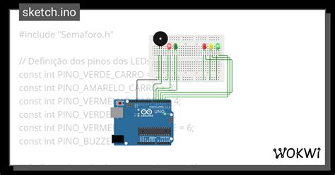 Semaforo Lib Wokwi ESP32 STM32 Arduino Simulator