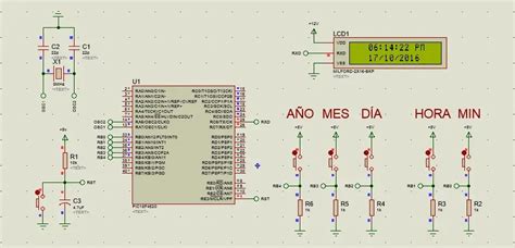 Pic18 Hora Y Fecha En Lcd 16×2 Serial Mikroingeniería