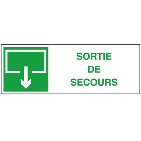 Panneau Sortie De Secours Iso 7010 Premiers Secours