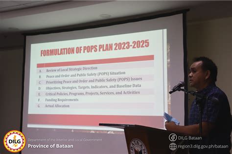 Bataan Ppoc Approves The 2023 2025 Pops Plan In 4th Quarter Meeting