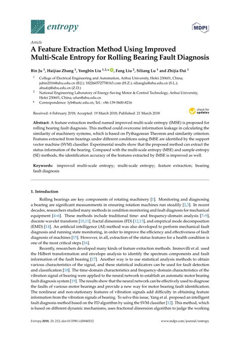 PDF A Feature Extraction Method Using Improved Multi Scale Entropy