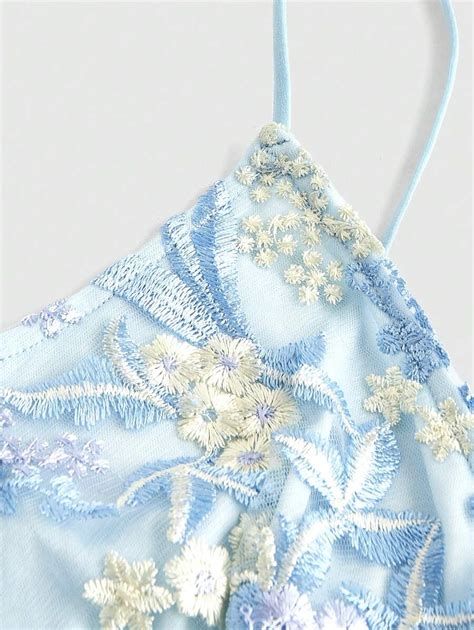 Romwe Fairycore Womens Lace Decorated Mesh Cami Top Shein Usa