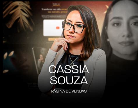 Lançamento Página De Vendas Cassia Souza Behance
