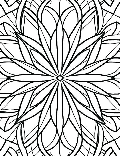 Free Simple Patterns Coloring Page 61 Free Coloring Adventure