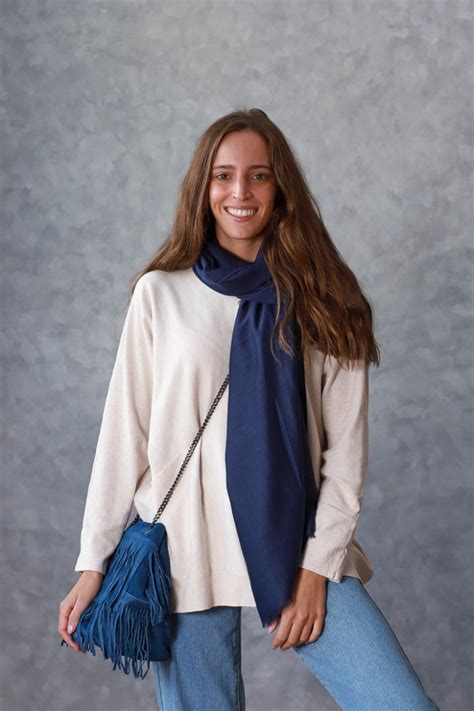Jersey largo oversize de cuello caja de mujer básicos inverno oversize