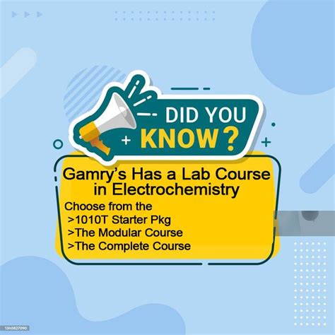 Gamry Instruments On Linkedin Echem101 Eis Laboratory Courses