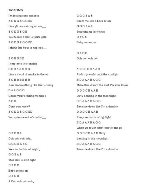 Lyre Chords Pdf Song Structure Songs