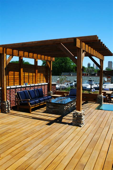 Chicago Roof Decks And Garden Project Examples Traditional Deck