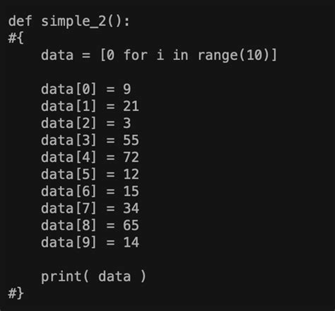 Programming Lesson 2 Arrays