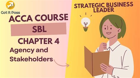 Acca Sbl Course Chapter 4 Agency And Stakeholders Youtube