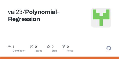 Github Vai23polynomial Regression