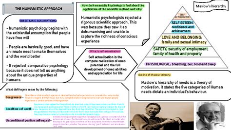Evaluating The Humanistic Approach The Humanistic Approach Three