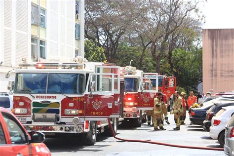 Incêndio Atinge Apartamento Em Prédio Da Asa Norte Veja Vídeo Metrópoles