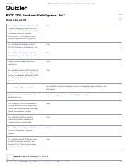 PSYC 1205 Emotional Intelligence Unit 1 Flashcards Quizlet Pdf 6 24