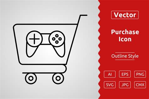 Vector Purchase Outline Icon Design Graphic By Muhammad Atiq · Creative