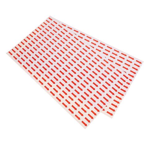Ounona 2pcs Red Arrow Shaped Stickers Self Adhesive Labels Marking
