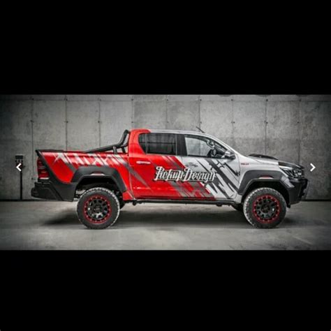 Jual Cutting Sticker Striping Mobil Hilux Strada Dmax Ranger Wildtrack