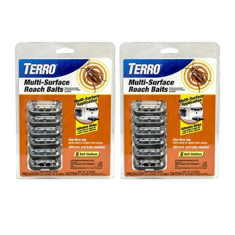 Terro T500sr Indoor Multi Surface Roach Killing Bait Cockroach Killer