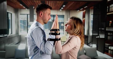 Codependent Relationship Couple Stock Image Image Of Belt Human