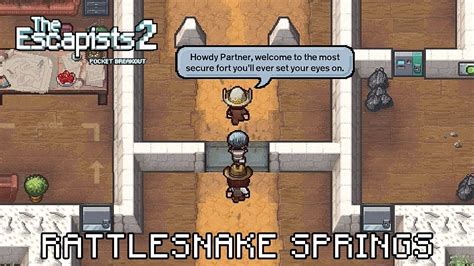 The Escapists 2 Pocket Breakout RATTLESNAKE SPRINGS IOS Android Gameplay Video YouTube