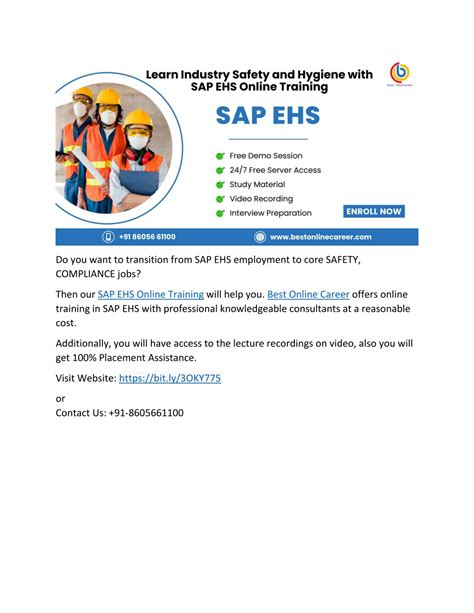 Ppt Sap Ehs Online Training Course Content Powerpoint Presentation