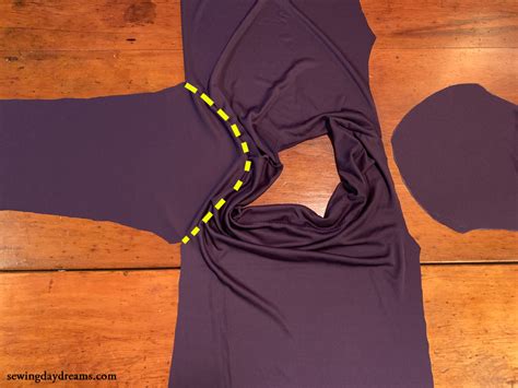 Diy Cowl Neck Top Sewing Tutorial With Contrasting Sleeves Sewing