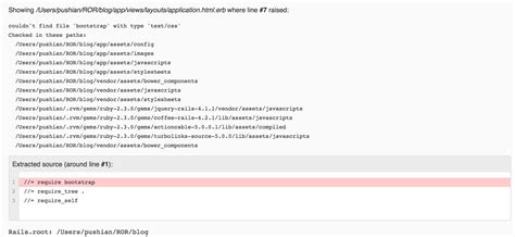Html Couldn T Find File Bootstrap With Type Text Css Stack Overflow
