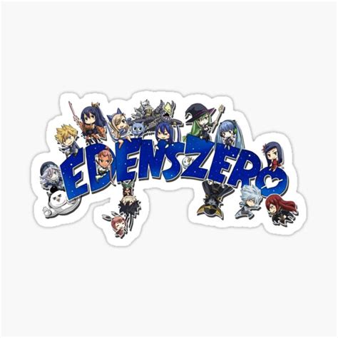 Edens Zero Chibi Sticker By Samianime Redbubble