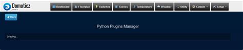 loading · issue 25 · stas demydiuk domoticz plugins manager · github