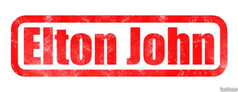 Elton John Text Effect And Logo Design Celebrity