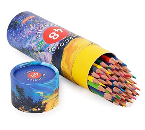 Vibrant Watercolor Pencils For Captivating Adult Coloring