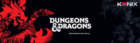 Konix Dungeons And Dragons Xxl Mouse Pad 80 X 46 Cm For Desktop Pc Gaming