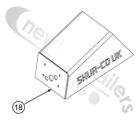1810009 Shurco 9000 Offset Spring Bracket Shur Co