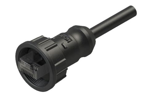 Waterproof Ethernet RJ Male Cable Assembly Connector RJ C P SN XxM Holin