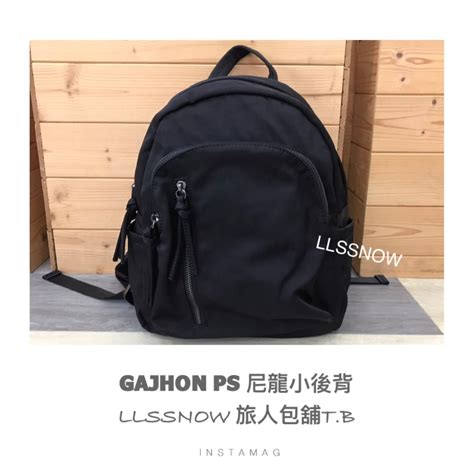 現貨 3色 韓國品牌gajhon Ps 太空尼龍後背包 正韓後背包 休閒後背 拉鏈款後背包 尼龍後背包 小後背包 蝦皮購物